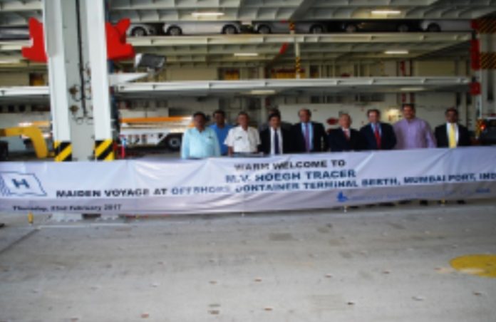 World’s largest PCTC; Höegh Tracer, makes maiden calls to India ...