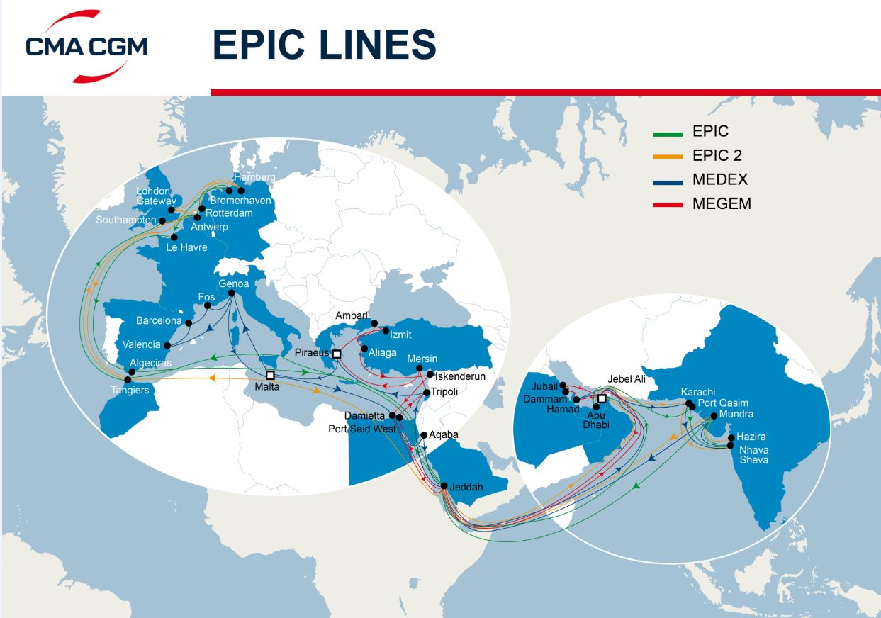 CMA CGM strengthens presence in the Europe-Mediterranean-Middle East ...