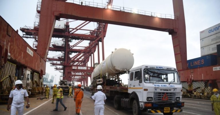 JNPT - APM Terminal handles more medical grade oxygen - Maritime Gateway