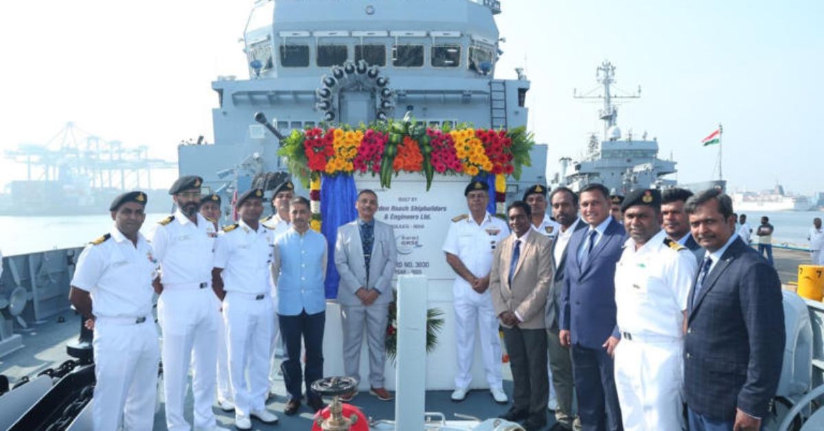GRSE hands over ASW shallow water craft Anjadip to Indian Navy ...