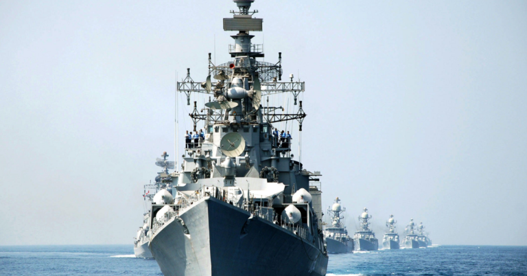 India Weighs Navy Warships to Escort Stranded Merchant Ships Through ...